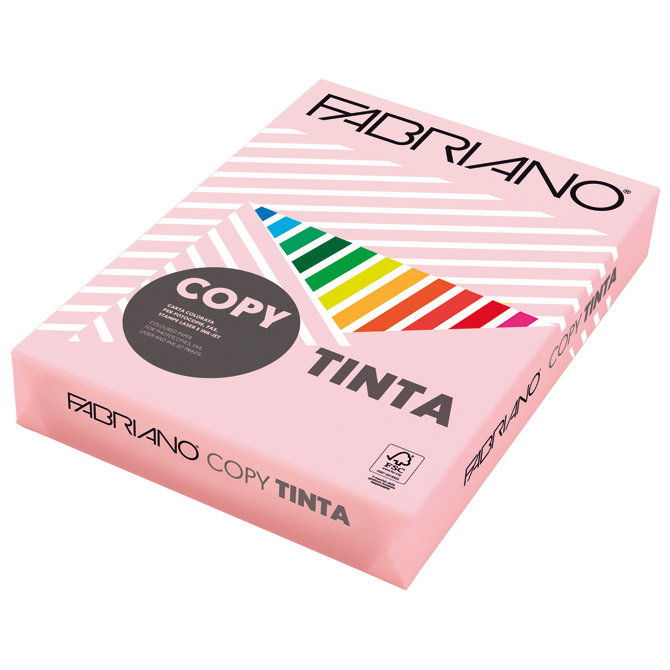 Papir Copytinta A3 80g pk250 Fabriano 66029742 pastelno roze (cipria)