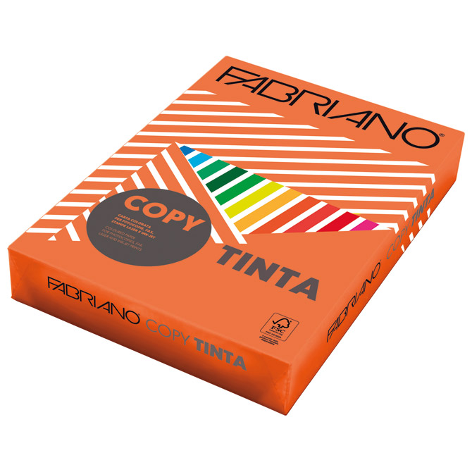 Papir Copytinta A4 80g pk500 Fabriano 68521297 tamno narandžasti (arancio)