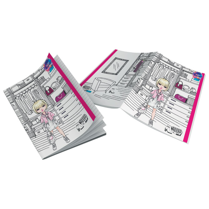 Sveska meki povez A4 linije 40+4L 80g Enjoy Coloring Connect 609461