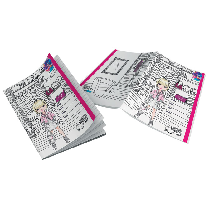 Sveska meki povez A4 linije 40+4L 80g Enjoy Coloring Connect 609461