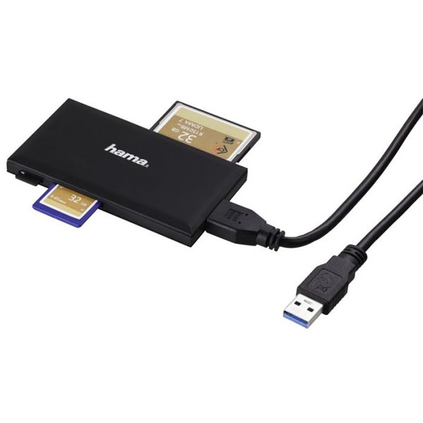 Čitač kartica USB 3.0 SD/MicroSD/CF/MS HAMA 181018