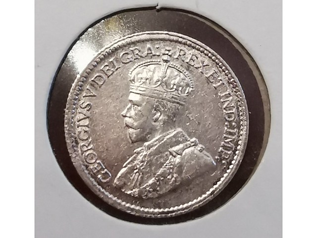 Srebrnjak 5 cents, 1919. Kanada