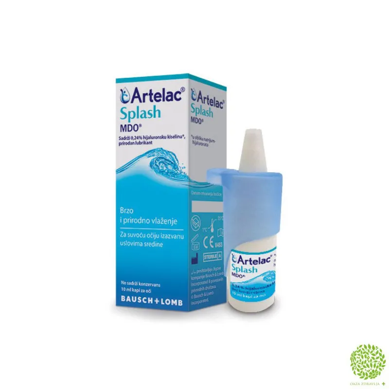 ARTELAC SPLASH MDO KAPI ZA OČI 10ml