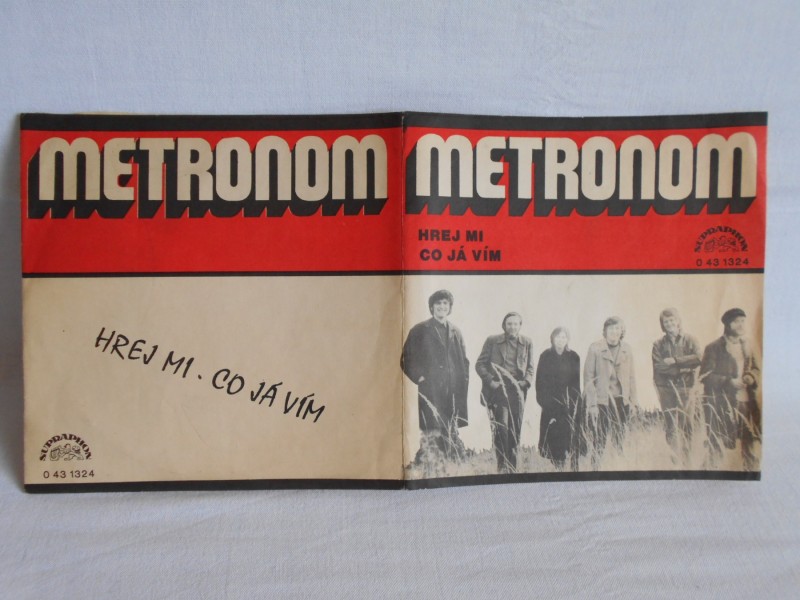 METRONOM! ORIGINAL SINGL ČEHOSLOVAČKE ROCK GRUPE! 5/4!