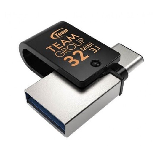 TeamGroup 32GB M181 USB 3.1 + Type C BLACK TM181332GB01 (918)