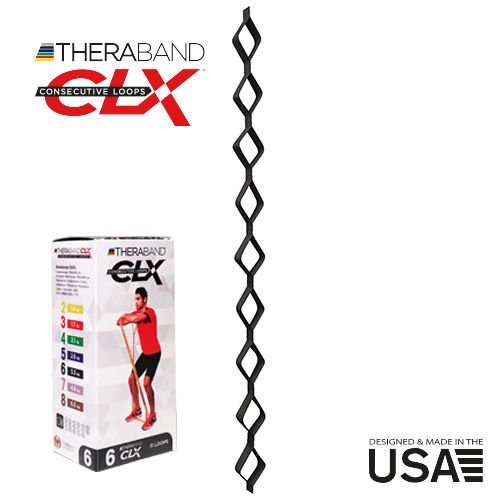 Thera Band CLX Loop Black, fitnes traka