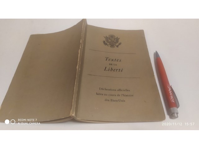 TEXTES DE LA LIBERTE