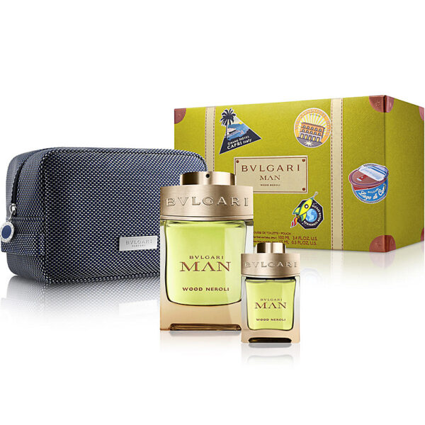 BVLGARI MAN WOOD NEROLI 100EDP +15EDP+NESESER / 115ml / Muški