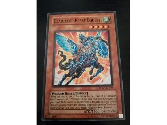 Yu-GI-OH!- Gladiator Beast Equeste