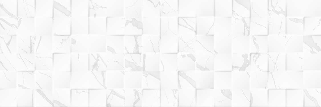 LUXOR White Mosaic dekor 25x75