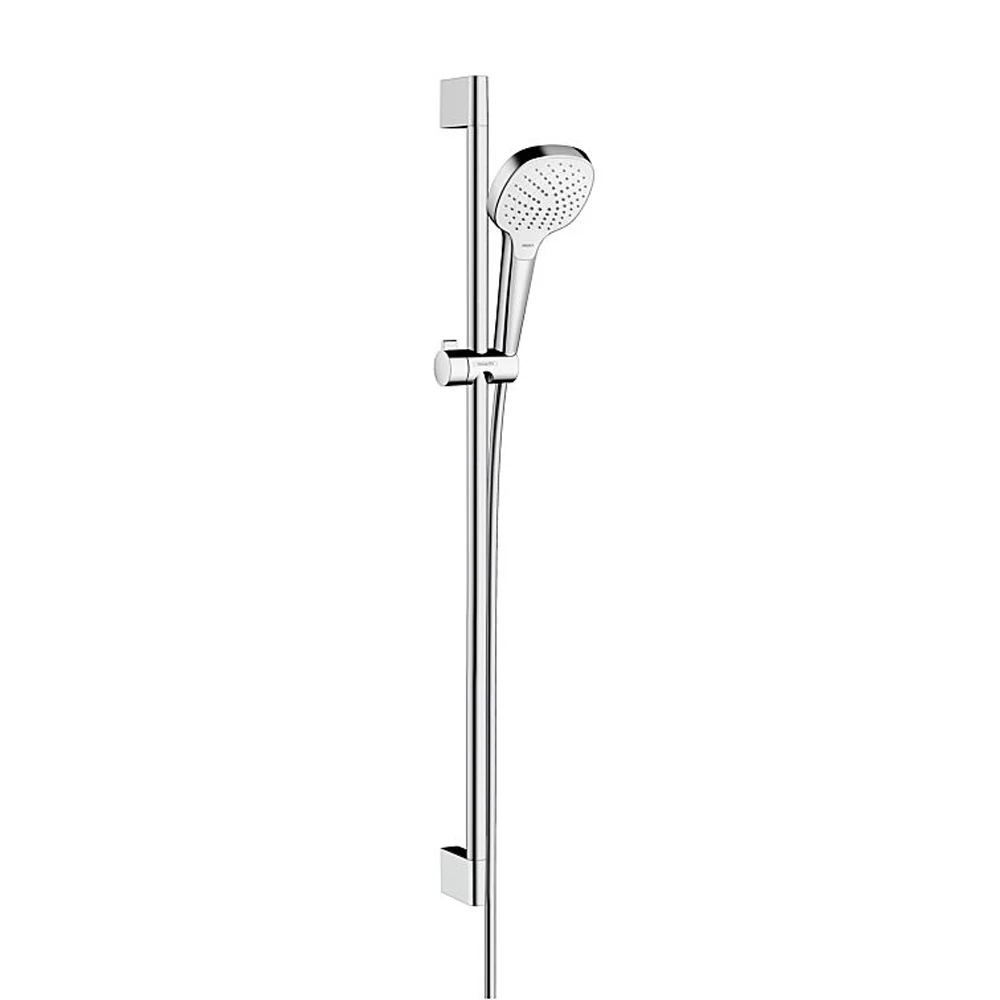 Hansgrohe Croma Select E 3F 90cm klizna šipka i tuš ručica bela 26592400