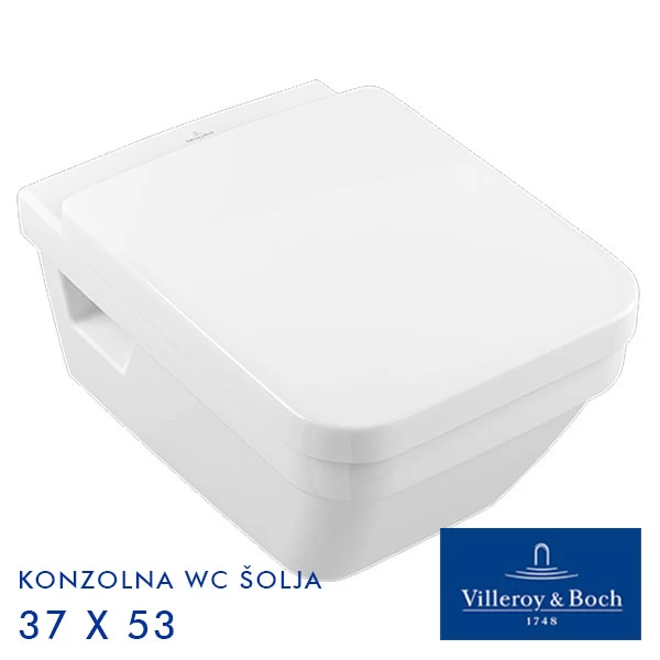 VILLEROY & BOCH ARCHITECTURA KONZOLNA WC ŠOLJA 370×530 SA DASKOM 5685 H1 01