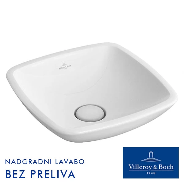 VILLEROY & BOCH LOOP & FRIENDS NADGRADNI LAVABO 43X43 5149 11 01