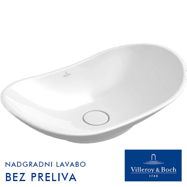 VILLEROY & BOCH MY NATURE NADGRADNI LAVABO 61X36 4110 60 R1