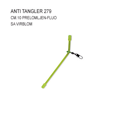 Anti tangler 279 cm.10 prelomljen-fluo sa virblom