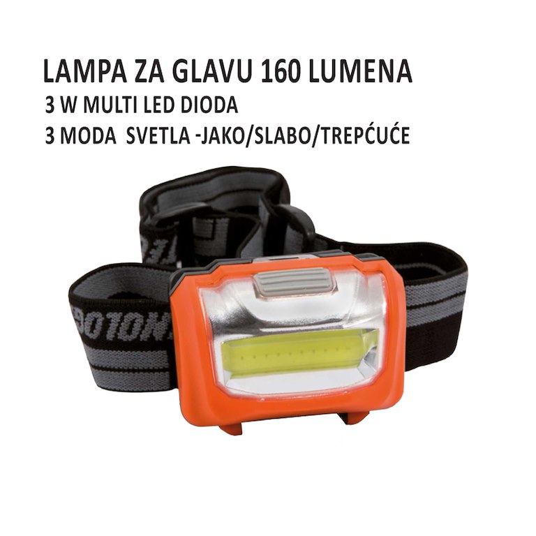 Lampa za glavu 160 Lumena