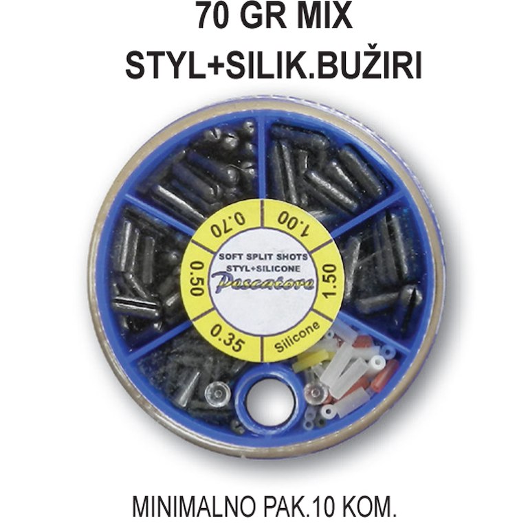 Mix STYL + SILIKONSKI BUŽIRI 70 gr.