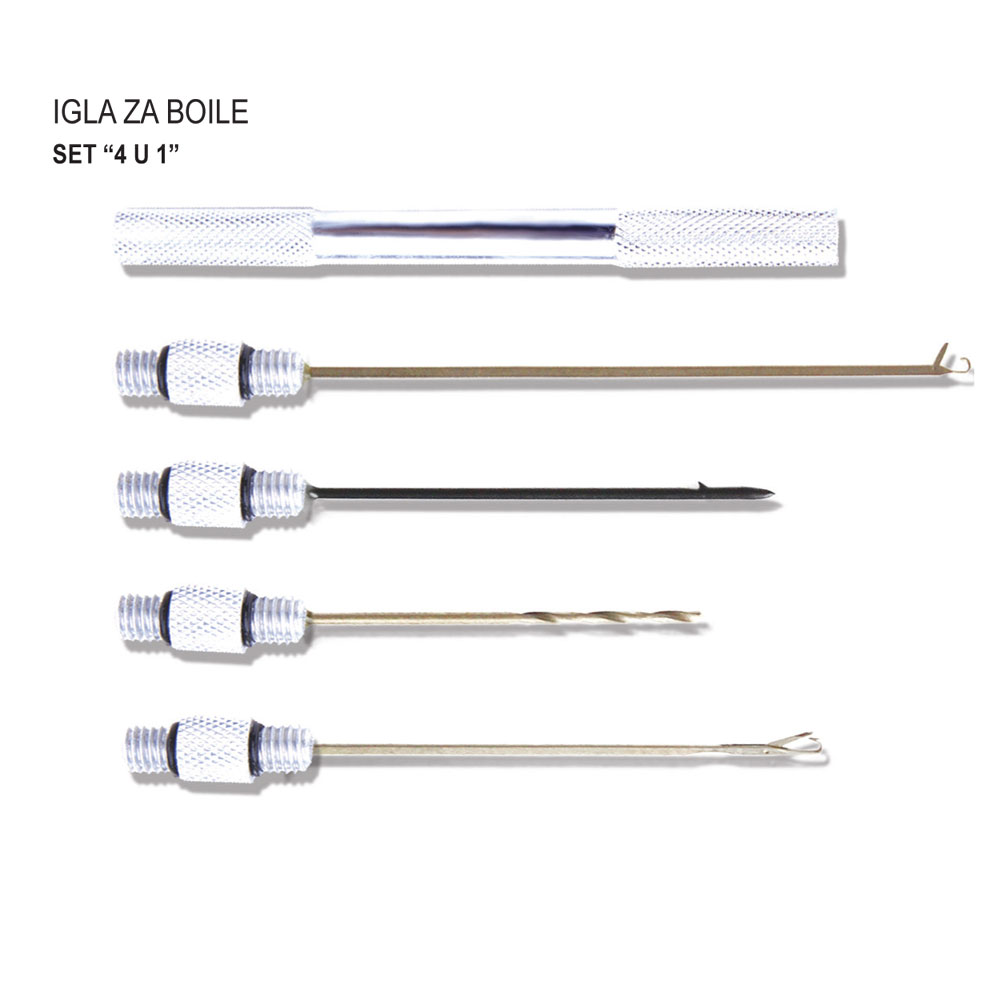 INOX IGLA ZA BOILE – set “4 u 1”