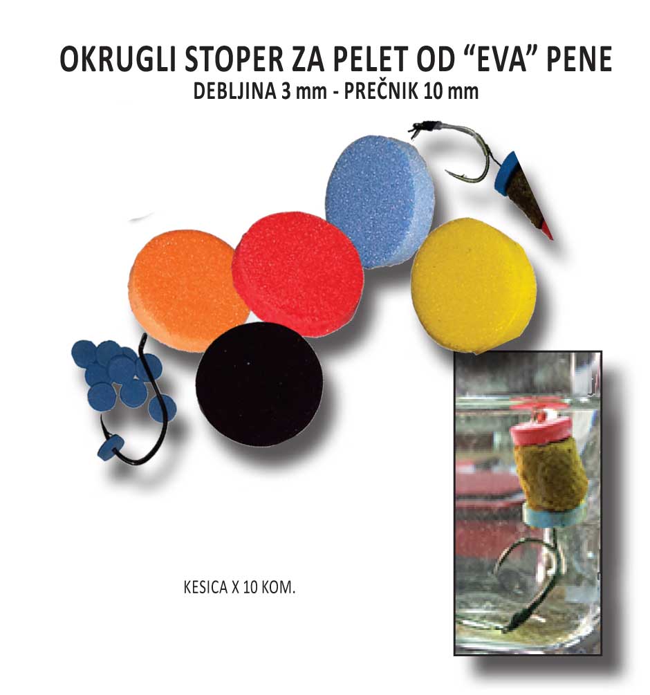 EVA Pena – okrugli stoper za pelet