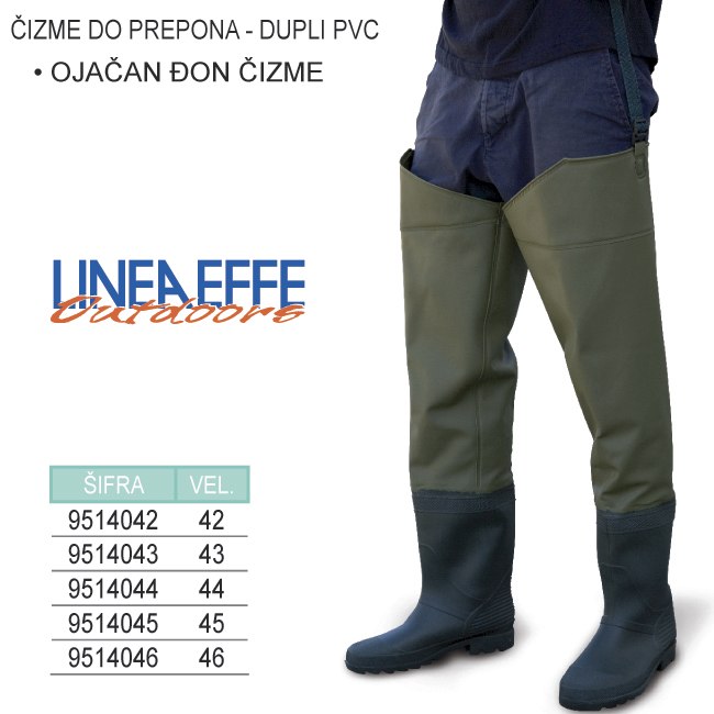 ČIZME DO PREPONA – DUPLI PVC