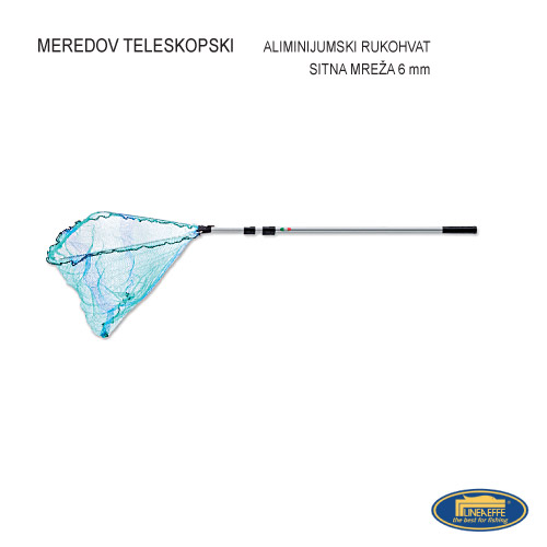 Meredov teleskopski – aluminijumski rukohvat, sitna mreza 6 mm