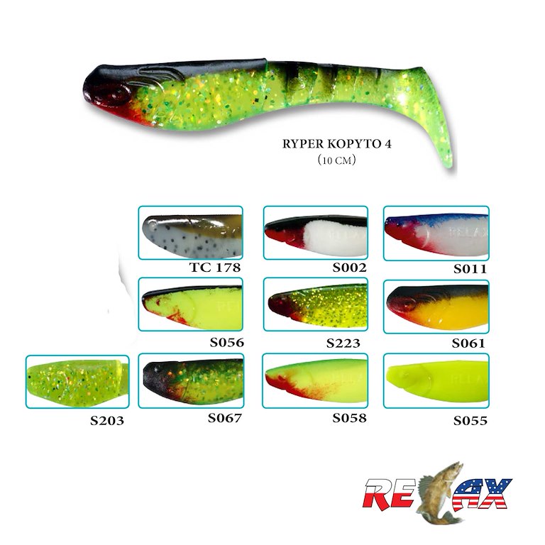 Shad Relax – Ryper Kopyto 4” (10 cm) pak. 10 kom