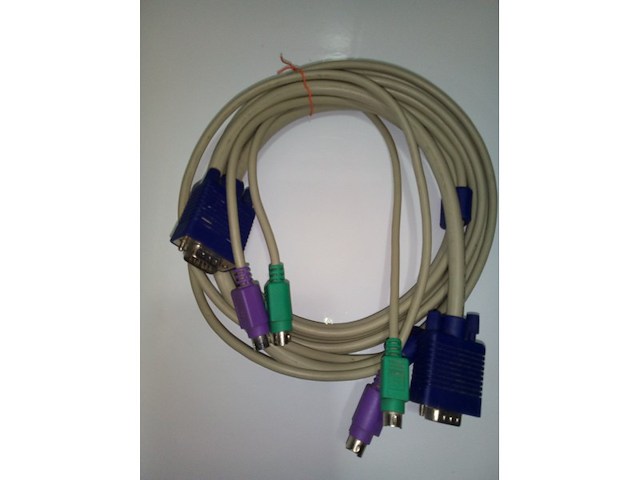 KVM Kabel za KVM Svič - VGA  m/m PS2