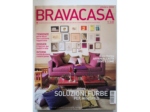 Bravacasa oktobar 2002, 484 strane, ITALIJANSKI