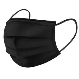 Zaštitna 3-slojna hiruška maska crna