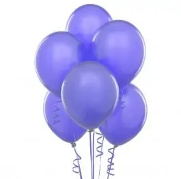 Gumeni baloni pearl plava Festo 50kom