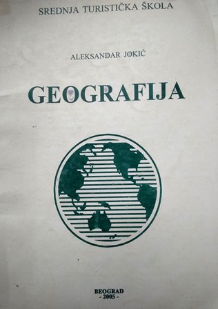 Geografija – srednja turistička škola
