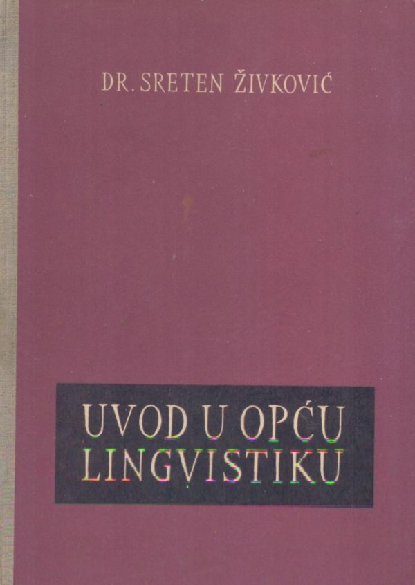 Uvod u opću lingvistiku