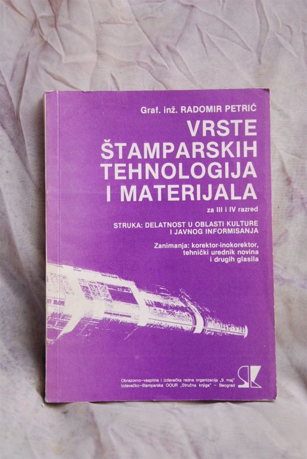 Vrste štamparskih tehnologija i materijala-za III i IV razred