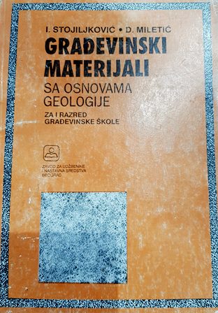 Građevinski materijali sa osnovama geologije za I razred usmerenog obrazovanja građevinske struke