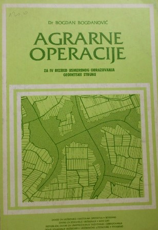 Agrarne operacije – za IV razred geodetske struke