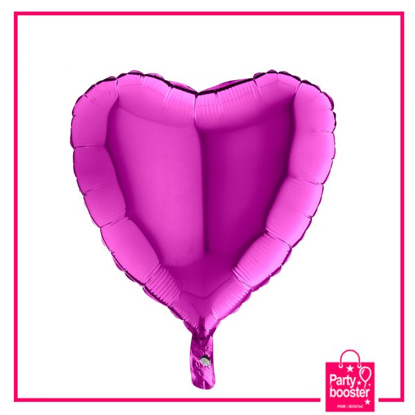 18in Srce Folija Balon ( Magenta )