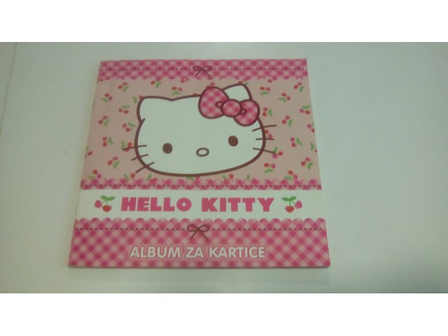 HELLO KITTY  popunjen album za kartice NIKIFORIJA