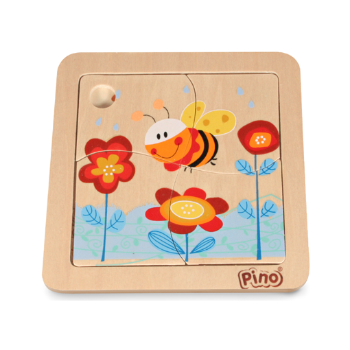 PINO Mini-slagalica Pčelica (4 elementa)