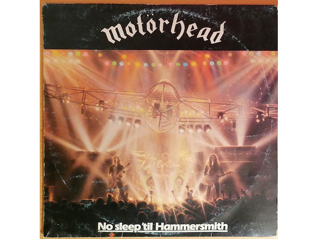 LP MOTORHEAD - No sleep `till Hammersmith, ODLIČNA