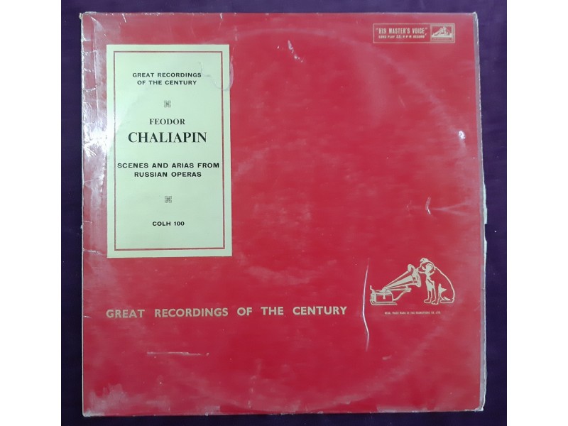 **Feodor Chaliapin - Arias And Songs - LP**