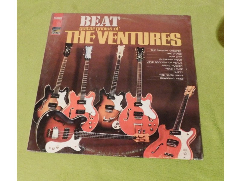 **Beat guitar genius of THE VENTURES - LP-**