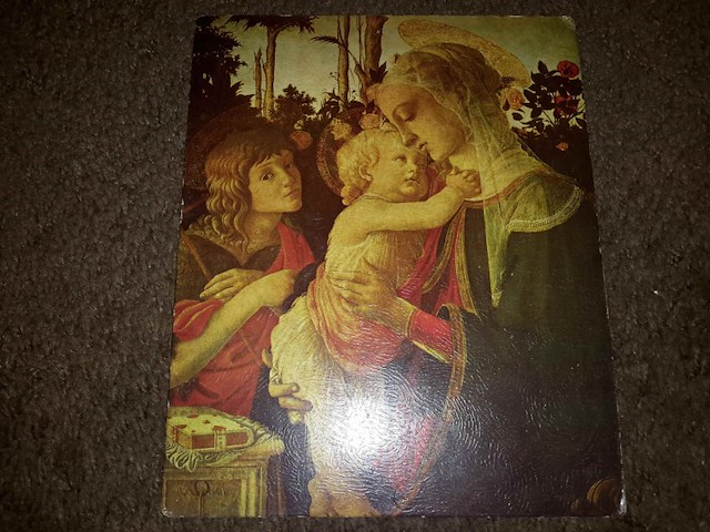 Madonna with St. John , reprodukcija na kartonu