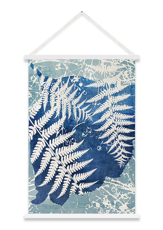 SLIKA KAKAMONO 60x90 - KAKR31109 - Blue Fern