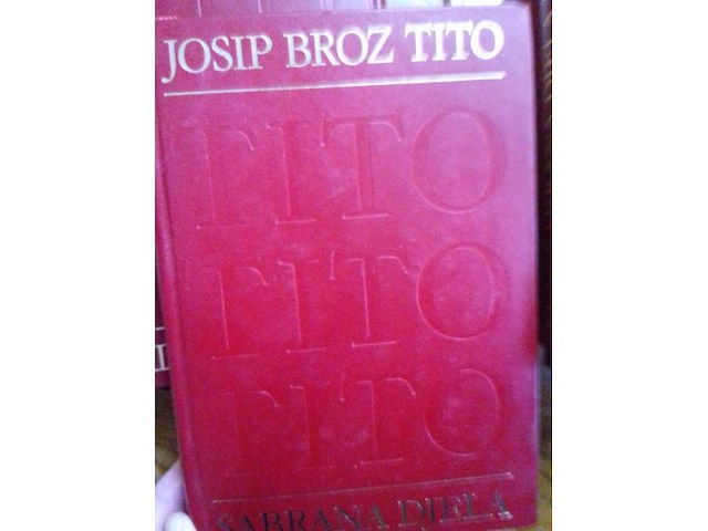 Josip Broz Tito, Sabrana dela, VIII knjiga