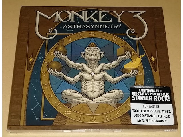 Monkey 3 ‎– Astrasymmetry (CD)