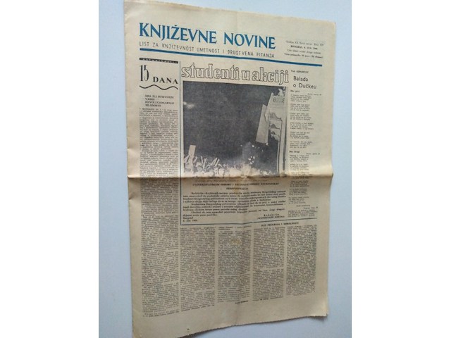 Književne novine br.329  08.06.1968.