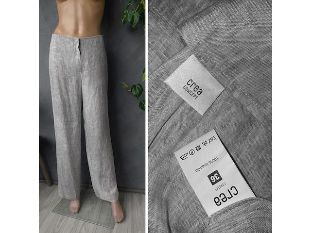 Crea Concept dizajnerske lanene pantalone