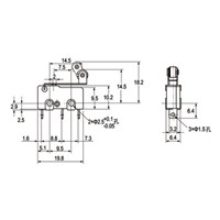 MIKROPREKIDAČ QS-5GL5S 5A 250V