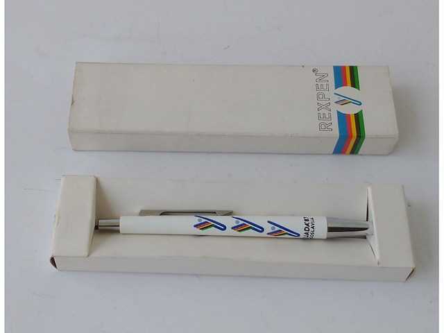 olovka hemijska REXPEN UNIVERZIJADA 87 Made in Yugoslav