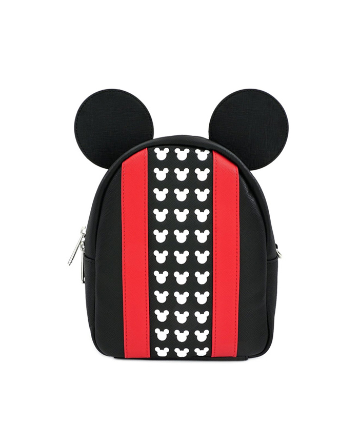 RANAC DISNEY MICKEY MINI APPLIQUE AND DEBOSSED DETAILED BLACK Loungefly